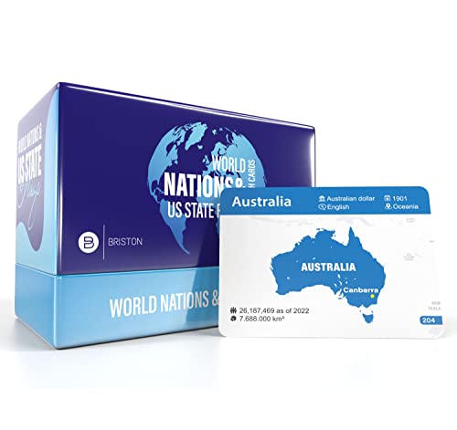 Geography Flash Cards for Kids and Adults – Fun Learning | Briston ...